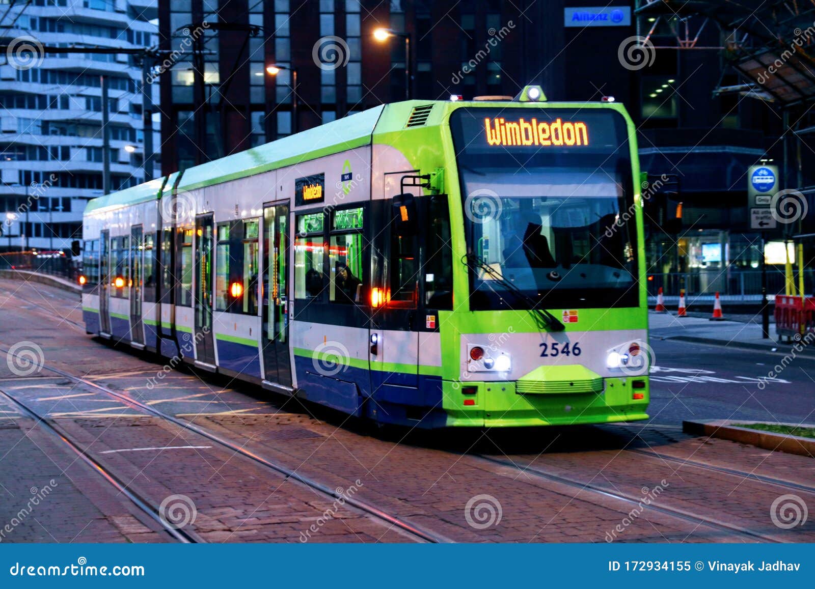 Tram at Croydon editorial image. Image of england, eastcroydon - 172934155