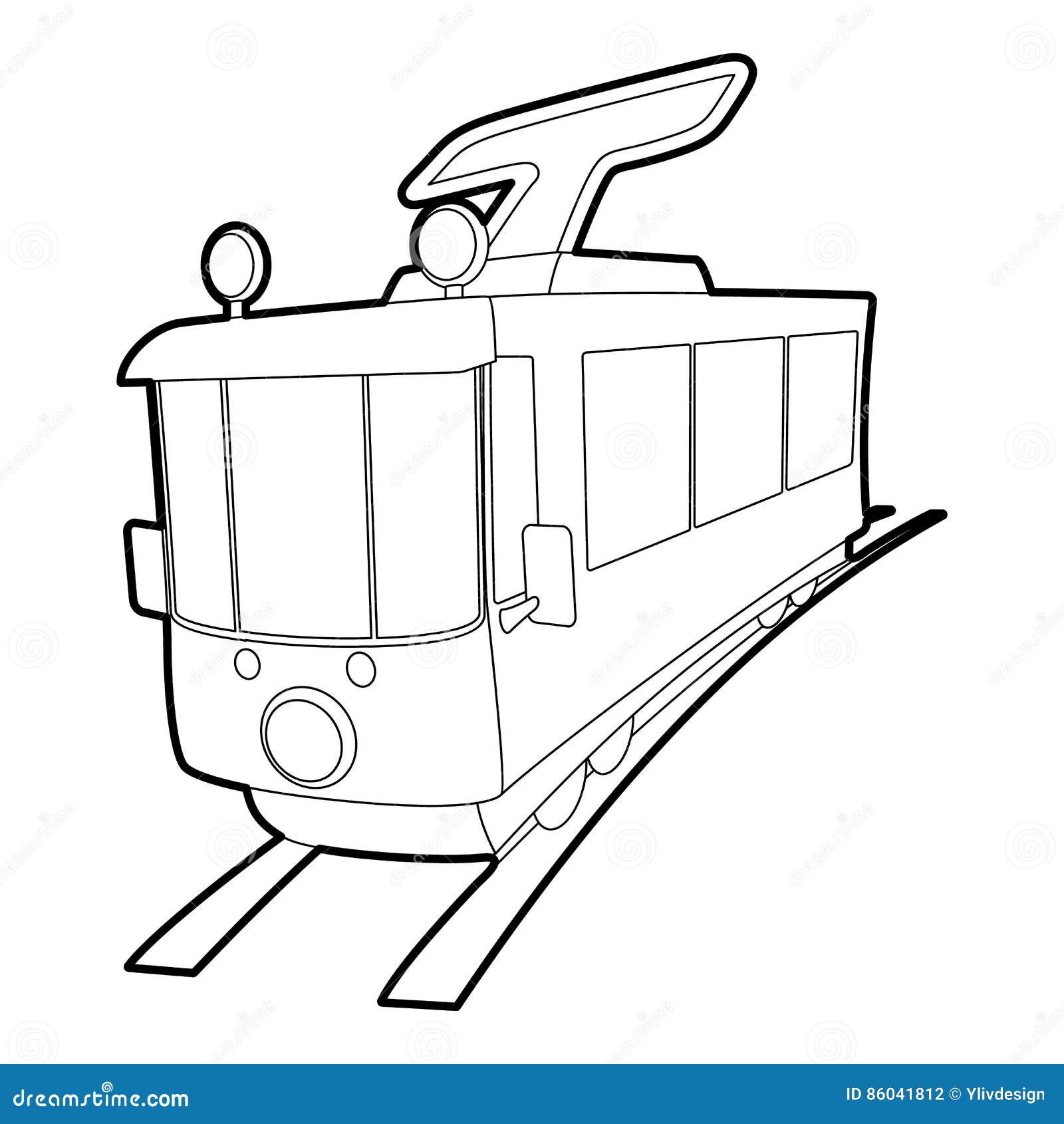 Tramway Coloring Pages