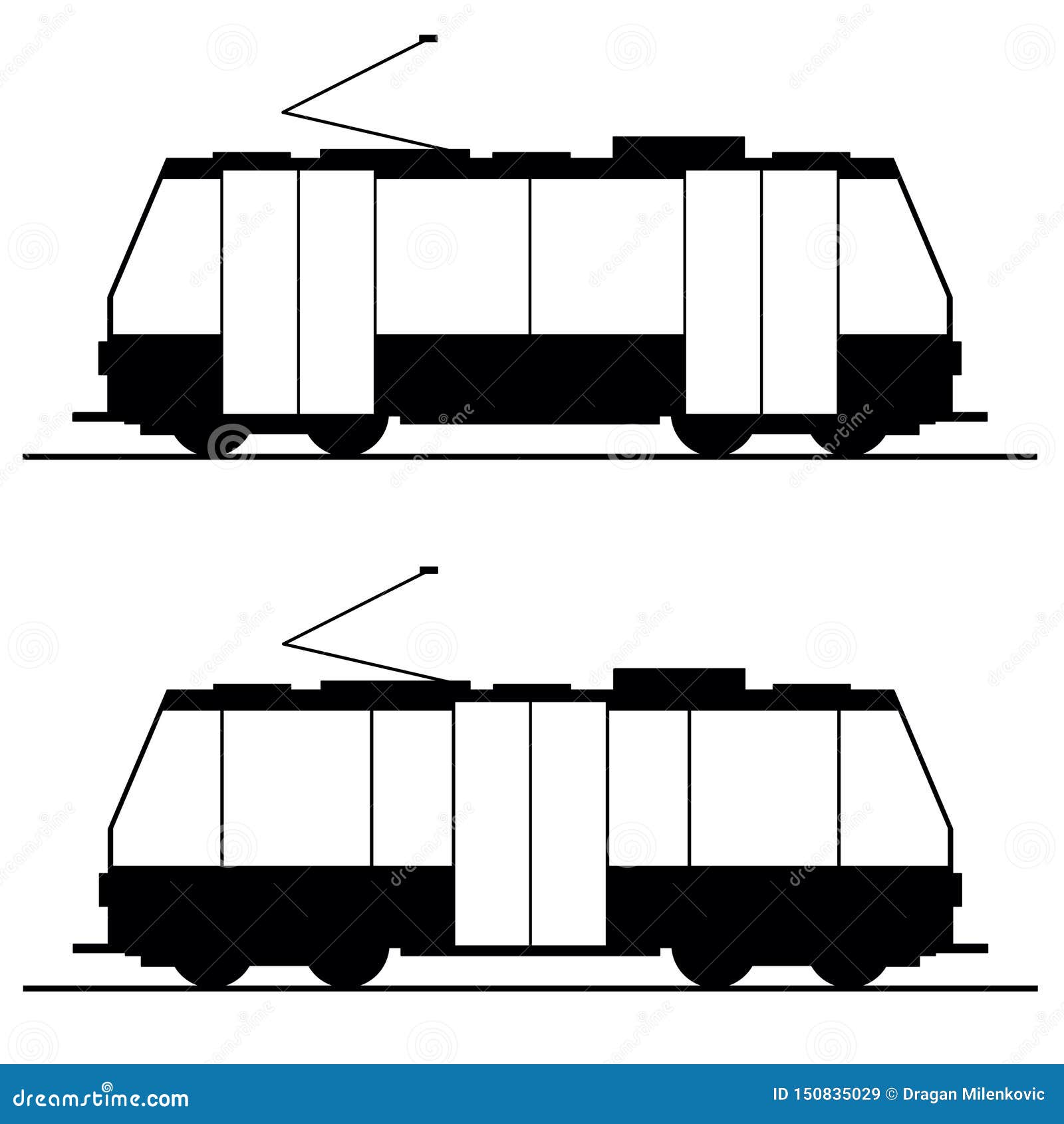 Tram Icon Vector Illustration | CartoonDealer.com #78906062