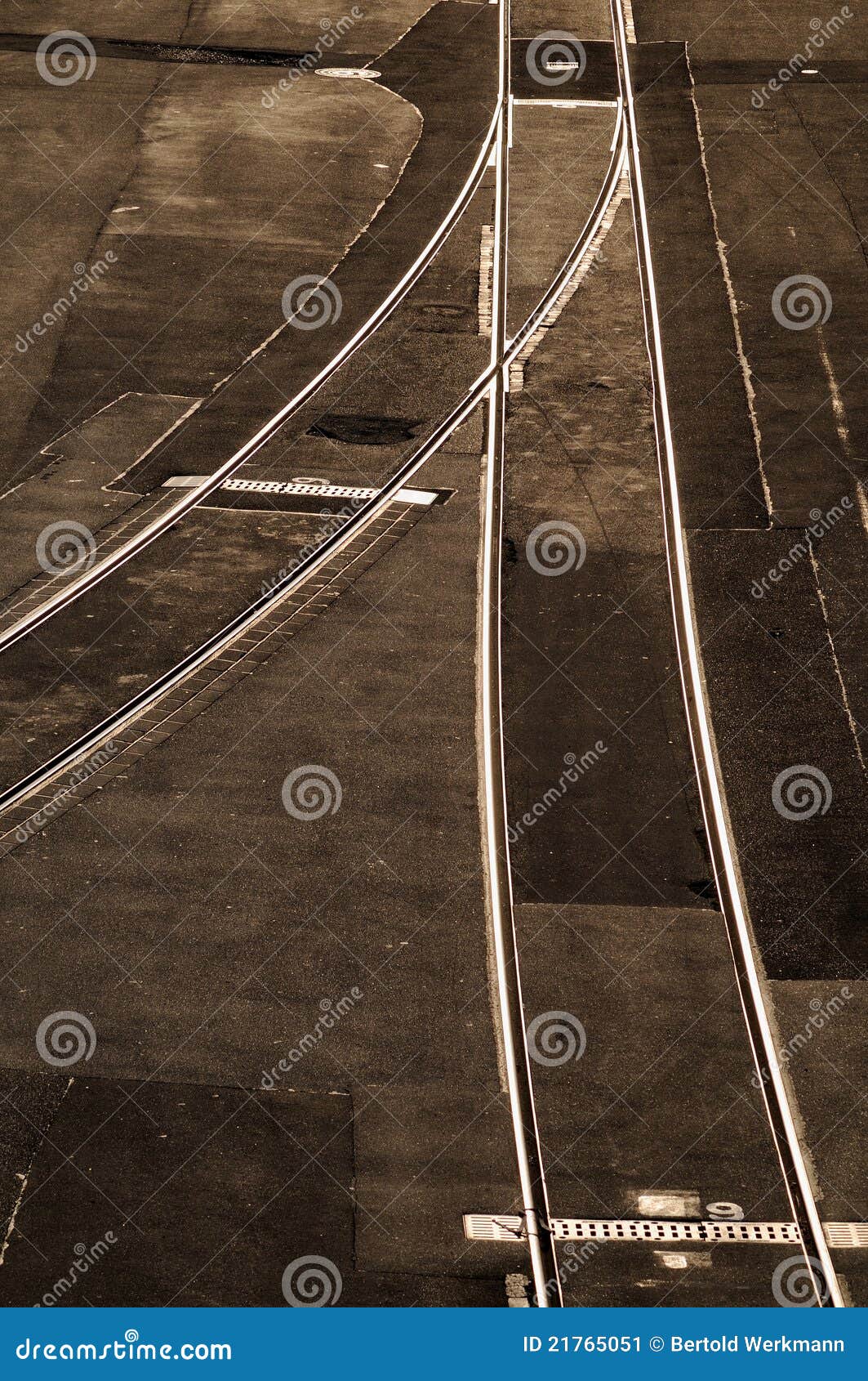 Tram Lines Stock Photography | CartoonDealer.com #158930690