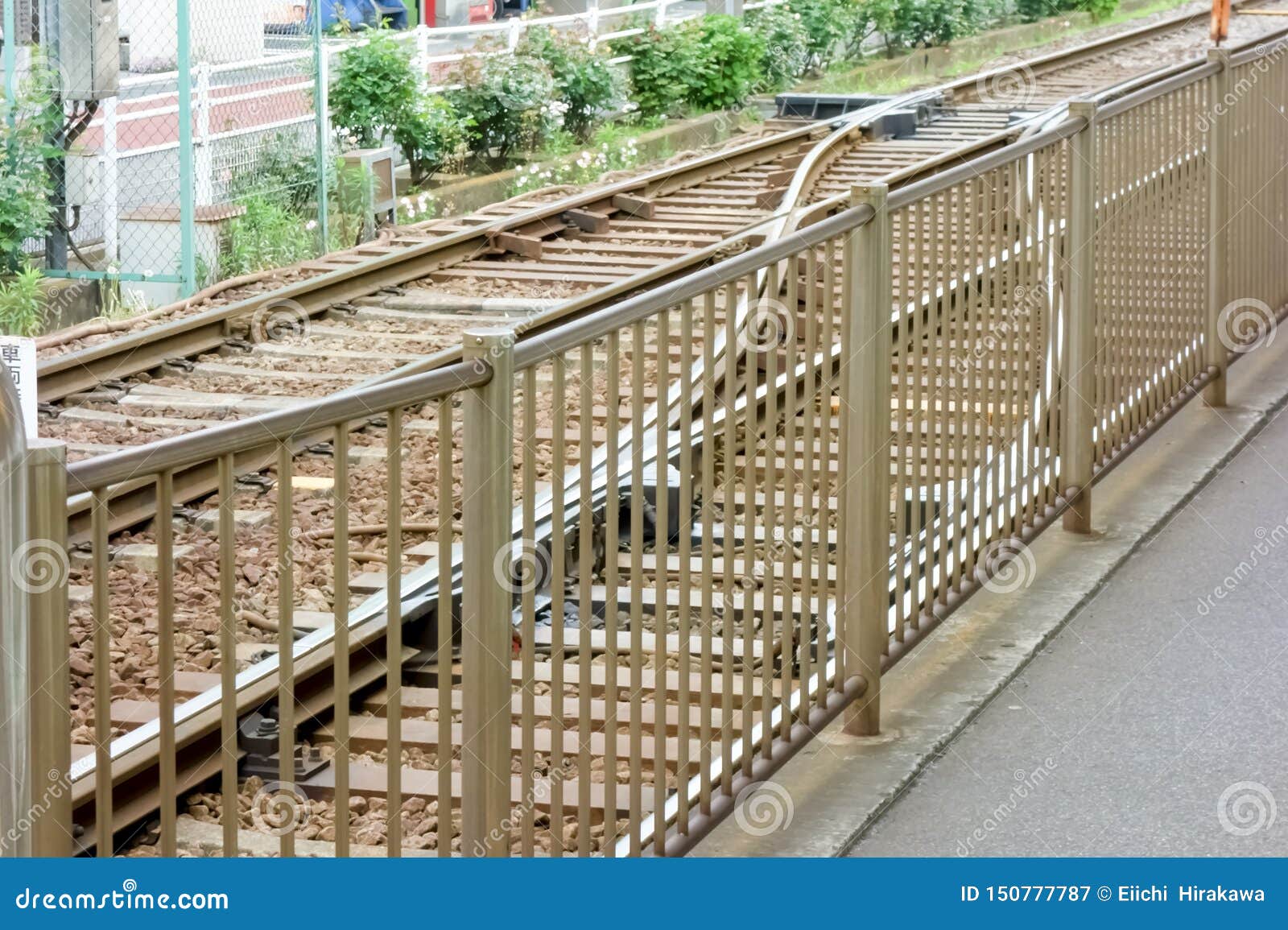 Tramway of a tram stock image. Image of streetcar, safety - 150777787