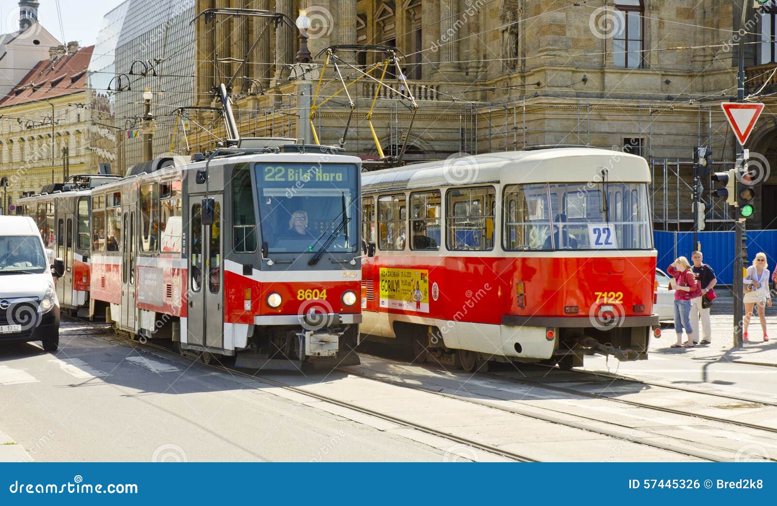 Tram, Prague, Czech Republic Editorial Photo - Image of prague ...