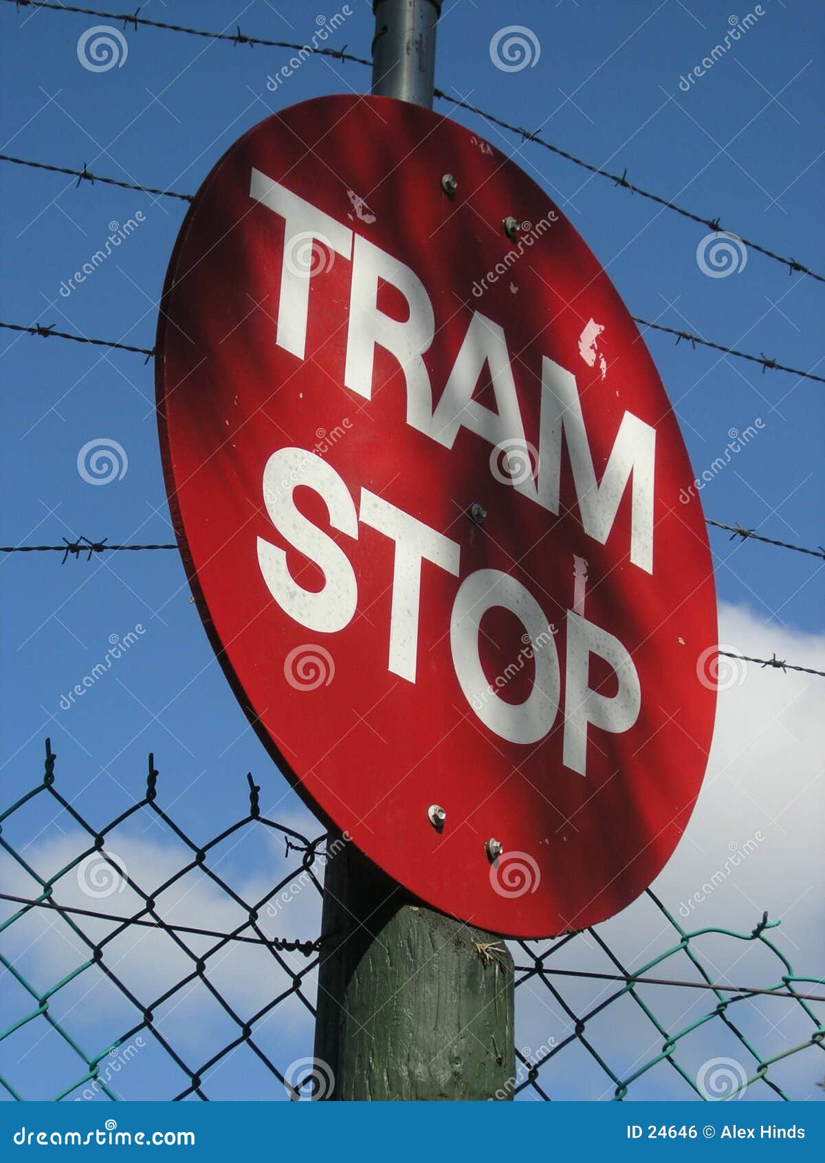Tram Stop Sign Stock Photography | CartoonDealer.com #39139238
