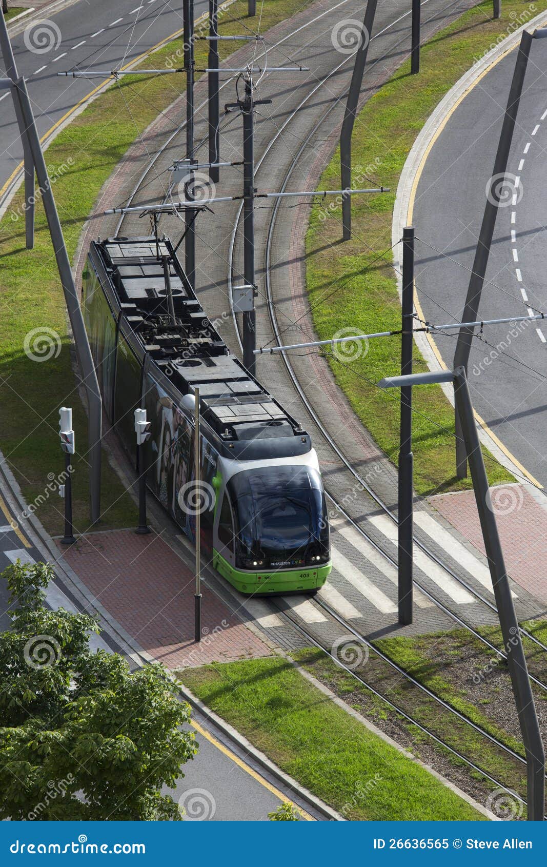 Tram System - Bilbao - Spain Editorial Image - Image of transportation ...