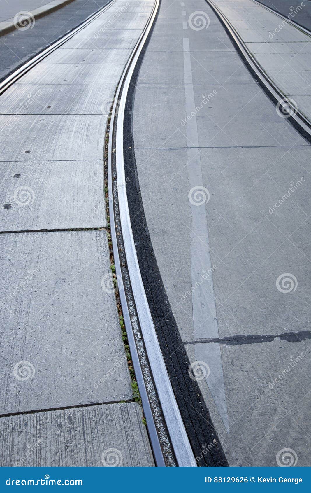 Tram Track in Vienna stock photo. Image of city, rail - 88129626
