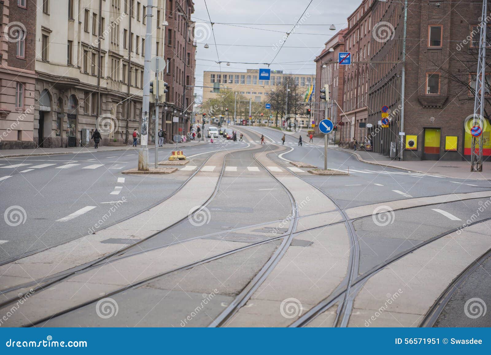 Tram Tracks stock image. Image of metal, texture, floor - 56571951