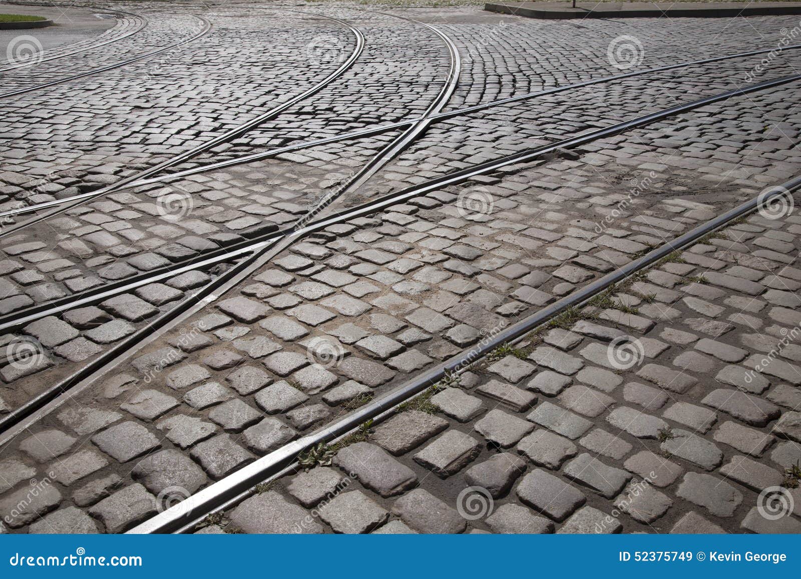 Tram Tracks in Riga stock image. Image of lativa, lativian - 52375749