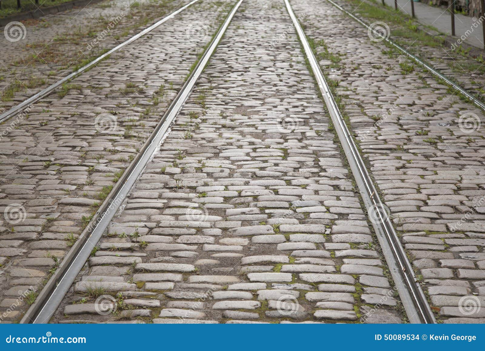 Tram Tracks, Riga, Latvia stock photo. Image of stone - 50089534
