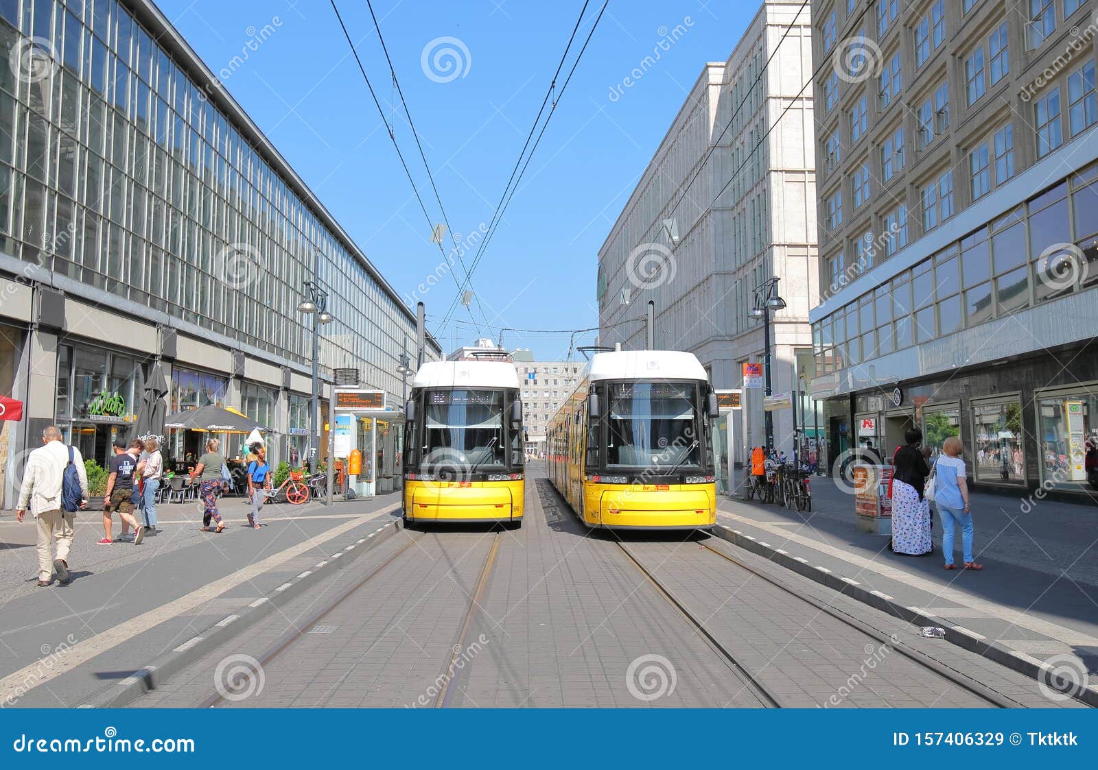 Tram train Berlin Germany editorial stock image. Image of cityscape ...