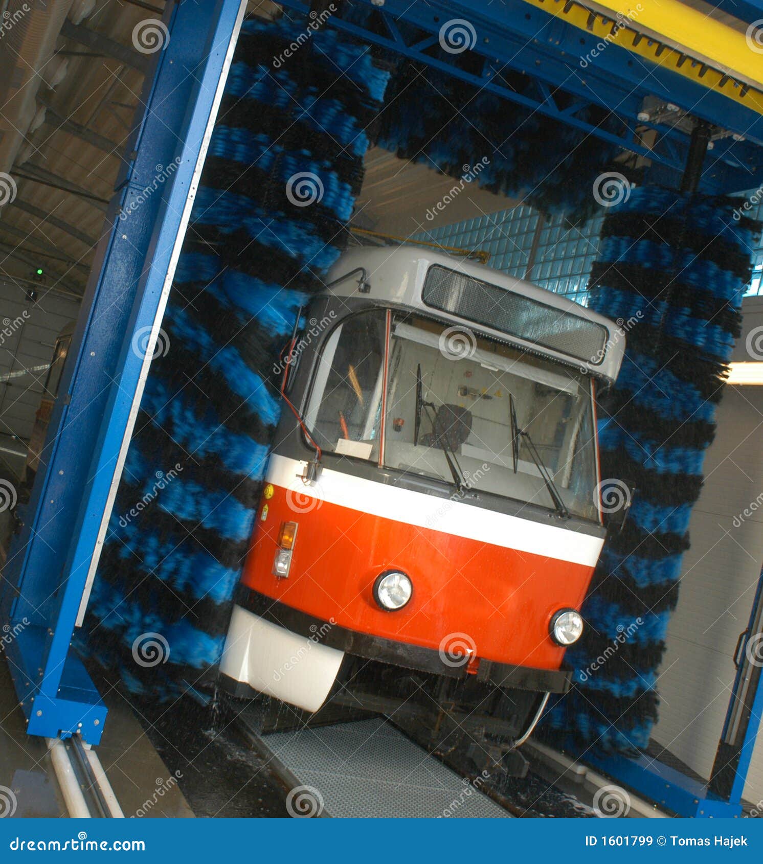 Tram wash stock image. Image of autec, tram, investor - 1601799