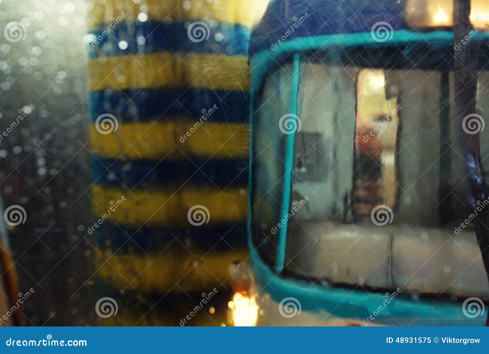 Tram Wash in the Sink before Leaving the City Stock Image - Image of ...