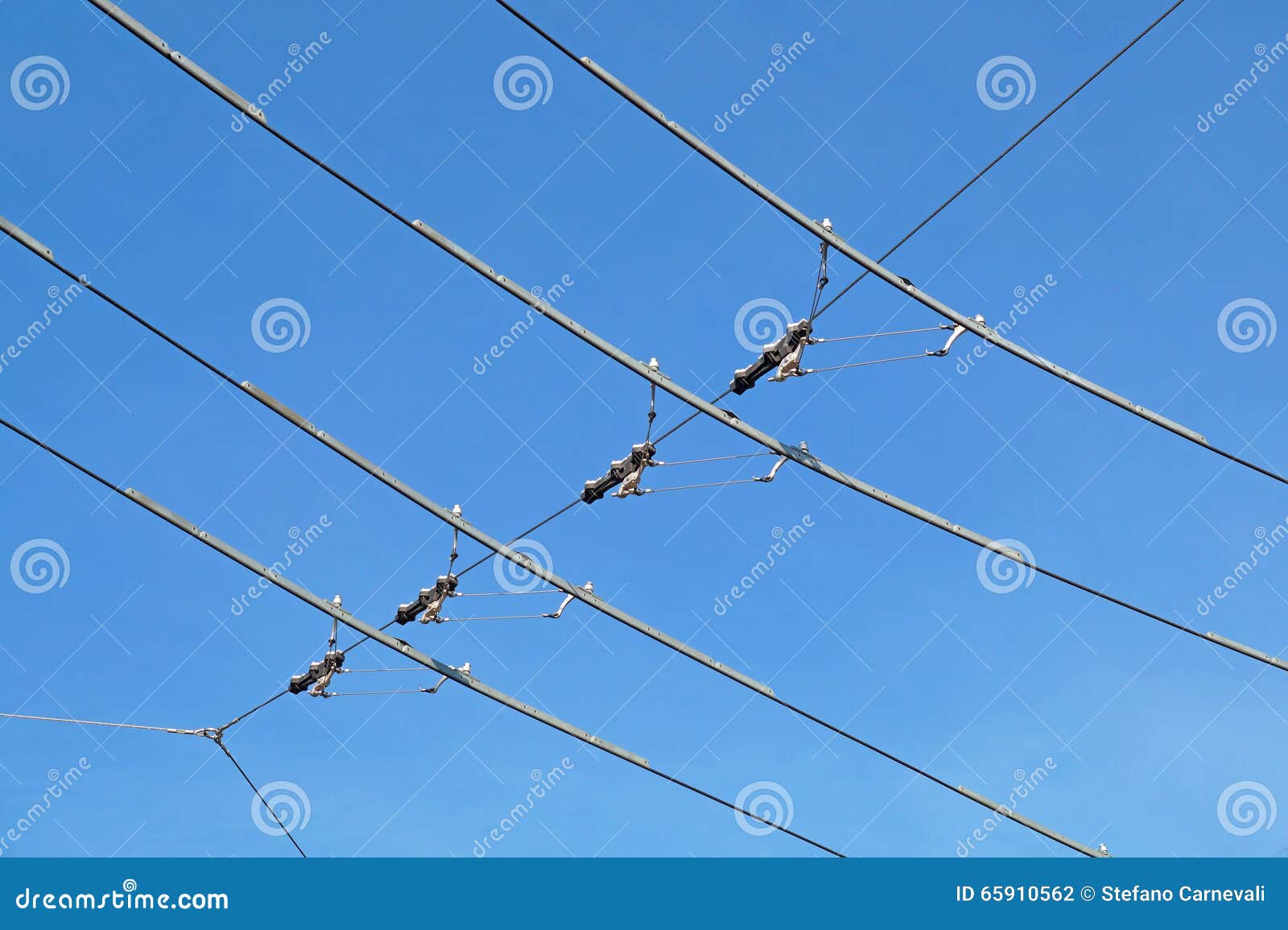 Tram wires stock photo. Image of city, tram, frame, metro - 65910562