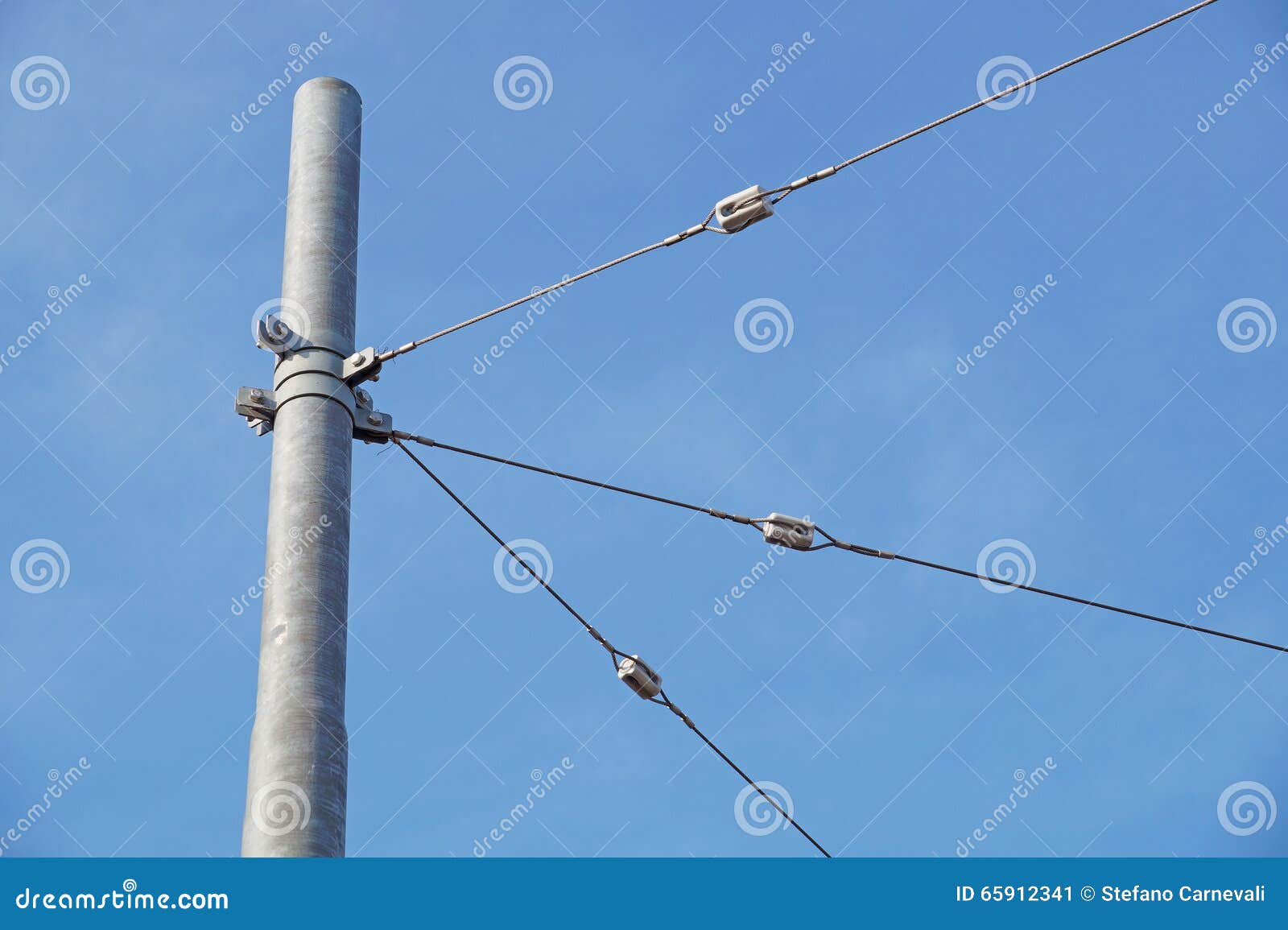 Tram wires stock image. Image of electric, line, wire - 65912341