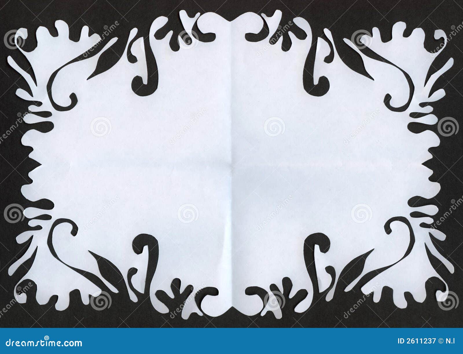 Trame de coupure de papier illustration stock. Illustration du papier ...