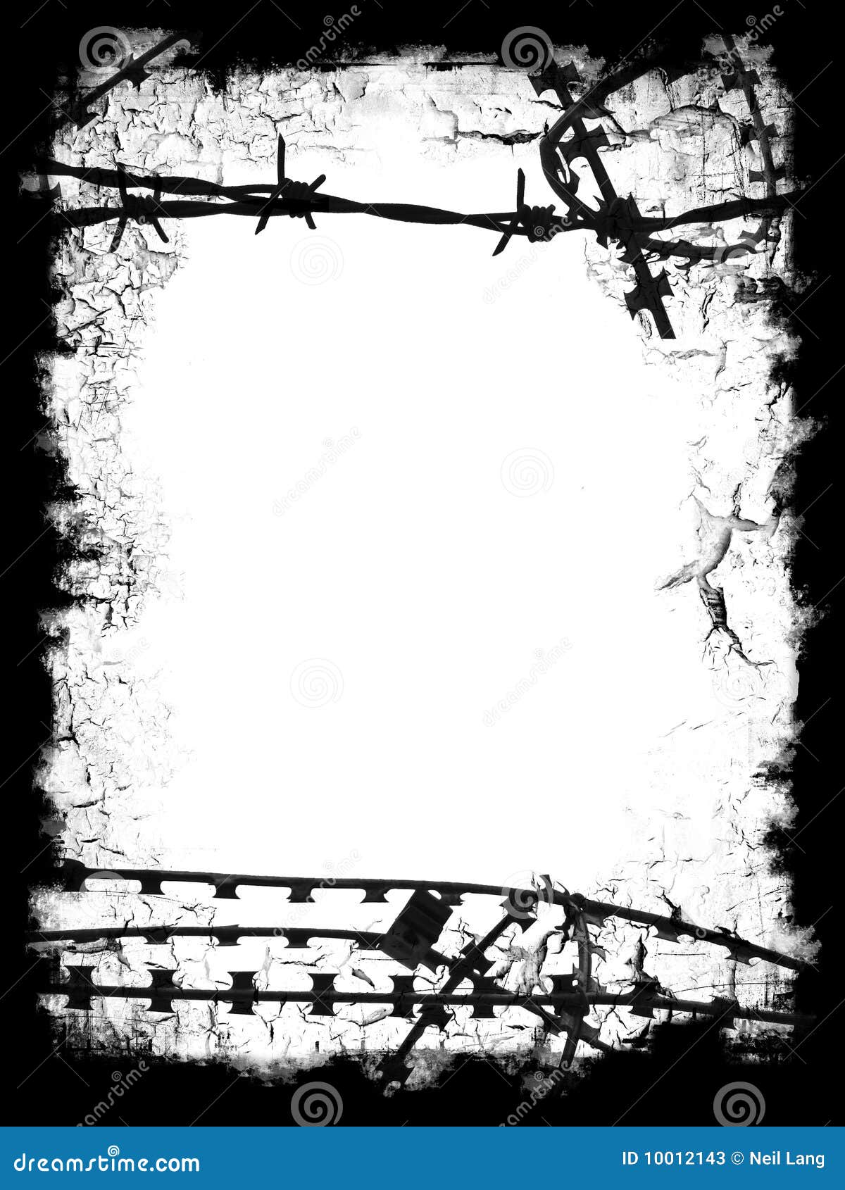 Trame De Noir De Fil De Rasoir Illustration Stock - Illustration du ...