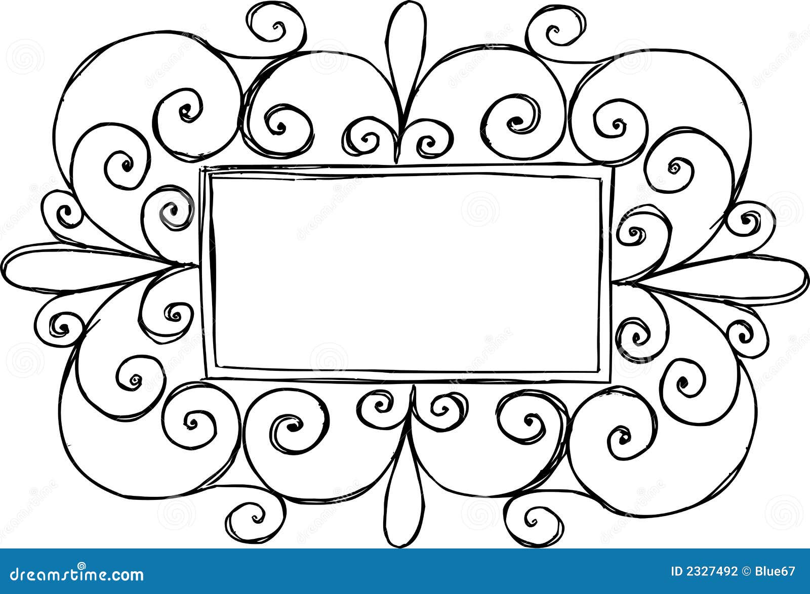 Trame Rectangulaire De Cadre Illustration de Vecteur - Illustration du ...