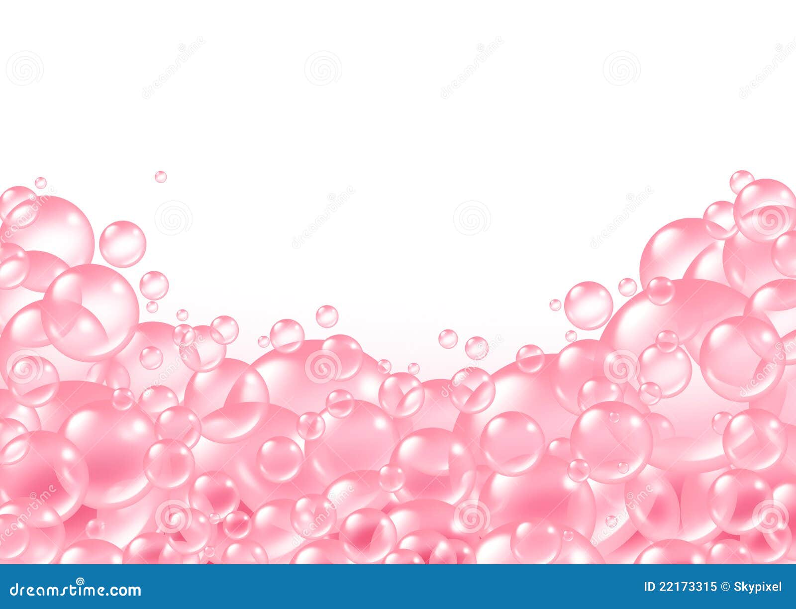 Trame rose de bulles illustration stock. Illustration du pastel - 22173315