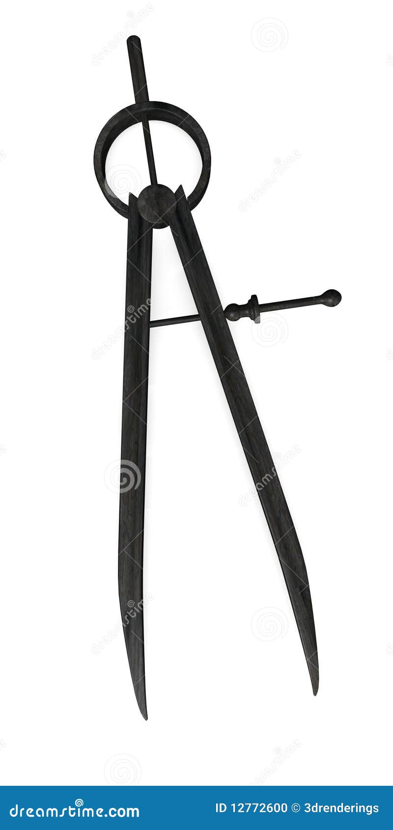 Trammel stock illustration. Illustration of compass, beam - 12772600