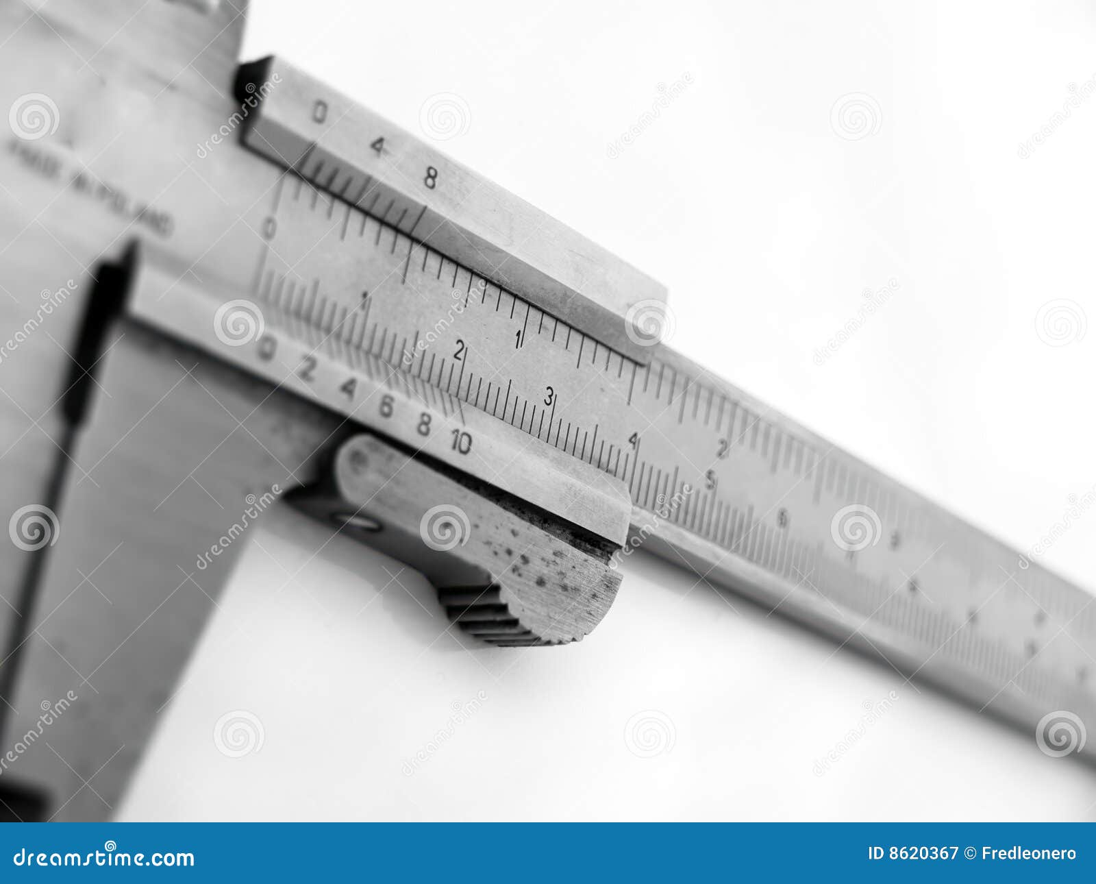 Trammel stock image. Image of white, gauge, numbers, caliper - 8620367