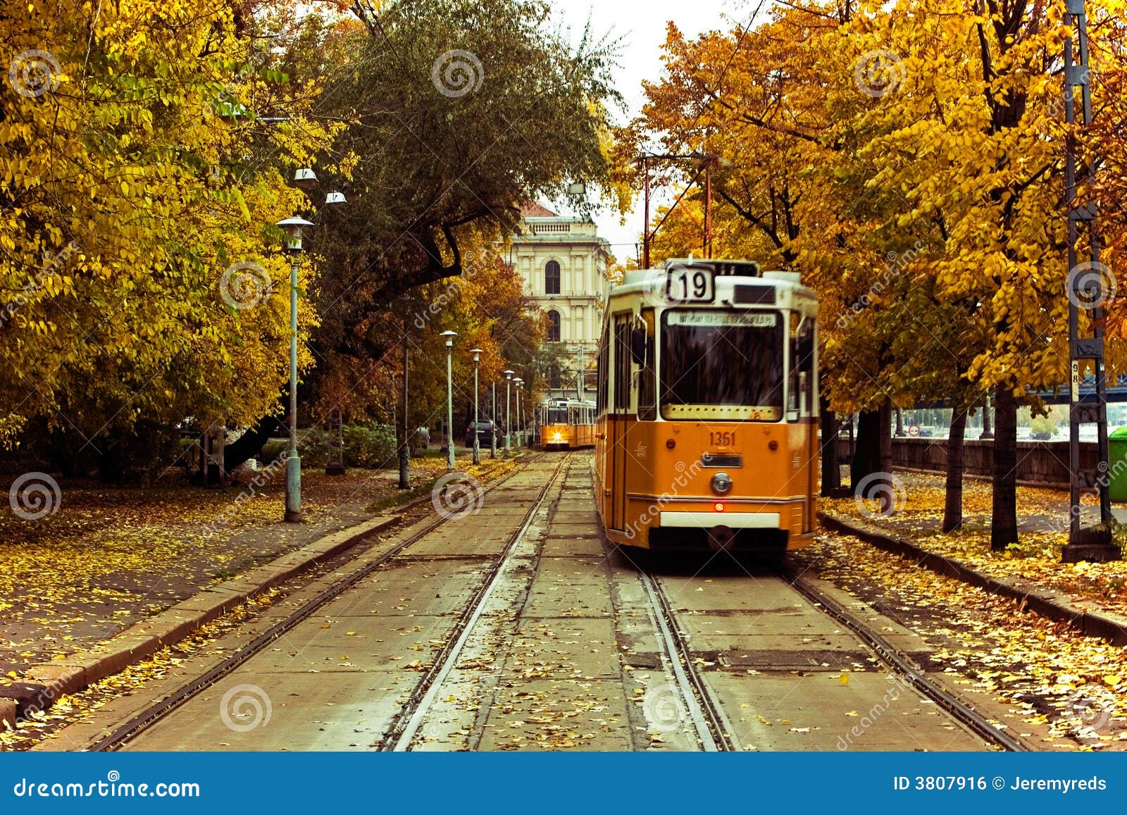 Trams in Europe stock photo. Image of people, traditional - 3807916