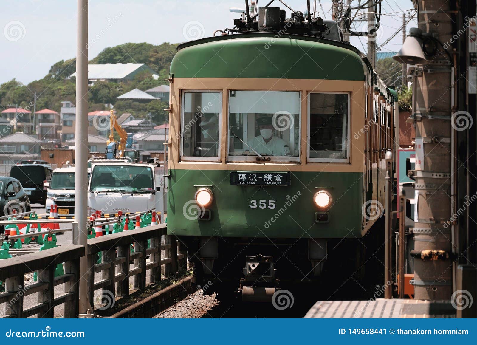 Trams in Kamakura editorial photo. Image of tram, staff - 149658441