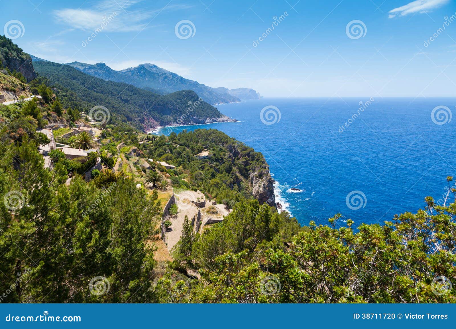 Tramuntana Mountain Range, Majorca Stock Photo - Image of landscape ...