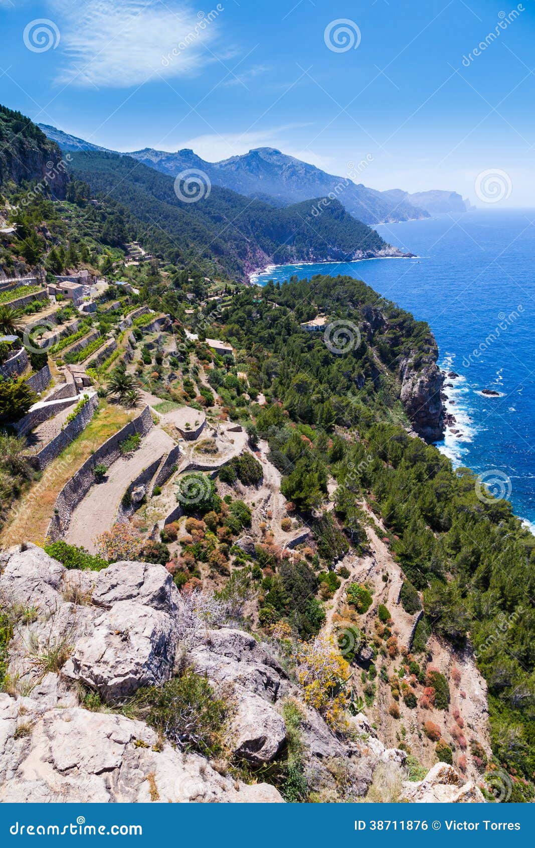 Tramuntana Mountain Range, Majorca Royalty-Free Stock Photography ...