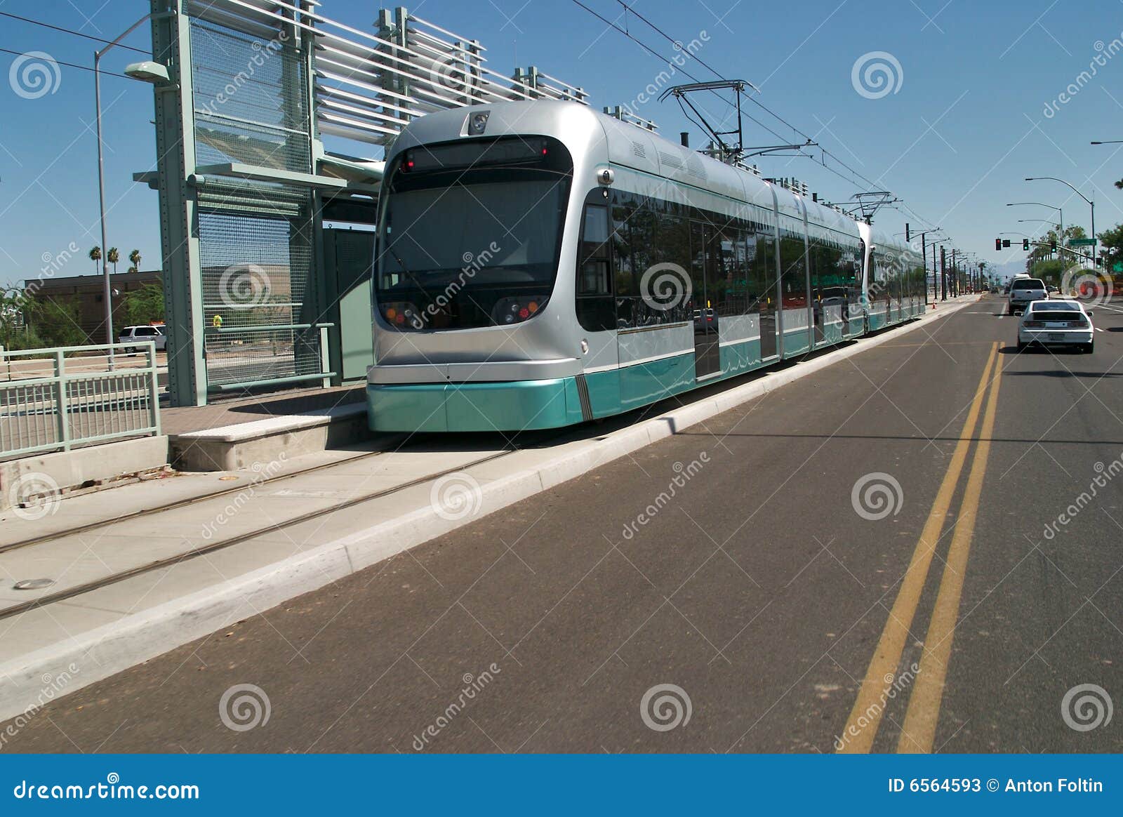 Tramway stock image. Image of mode, road, phoenix, tram - 6564593