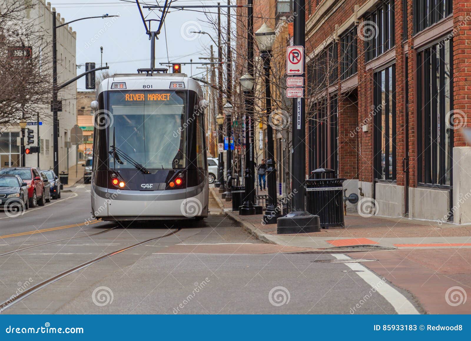 Tramway de Kansas City photo stock éditorial. Image du linéaire - 85933183