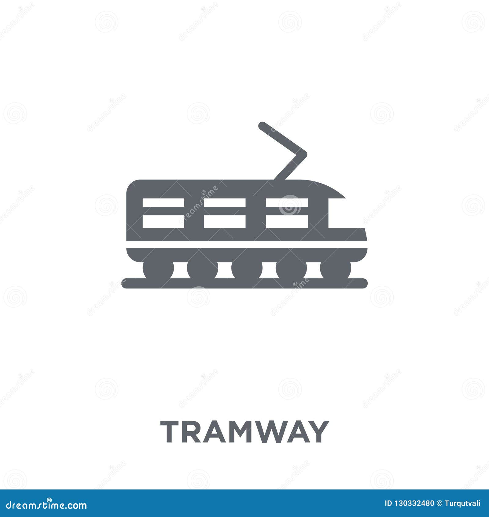 Tramway Icon. Trendy Tramway Logo Concept On White Background Fr ...