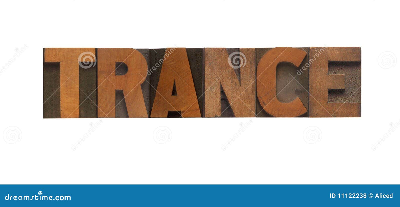 Trance stock photo. Image of movable, word, isolated - 11122238