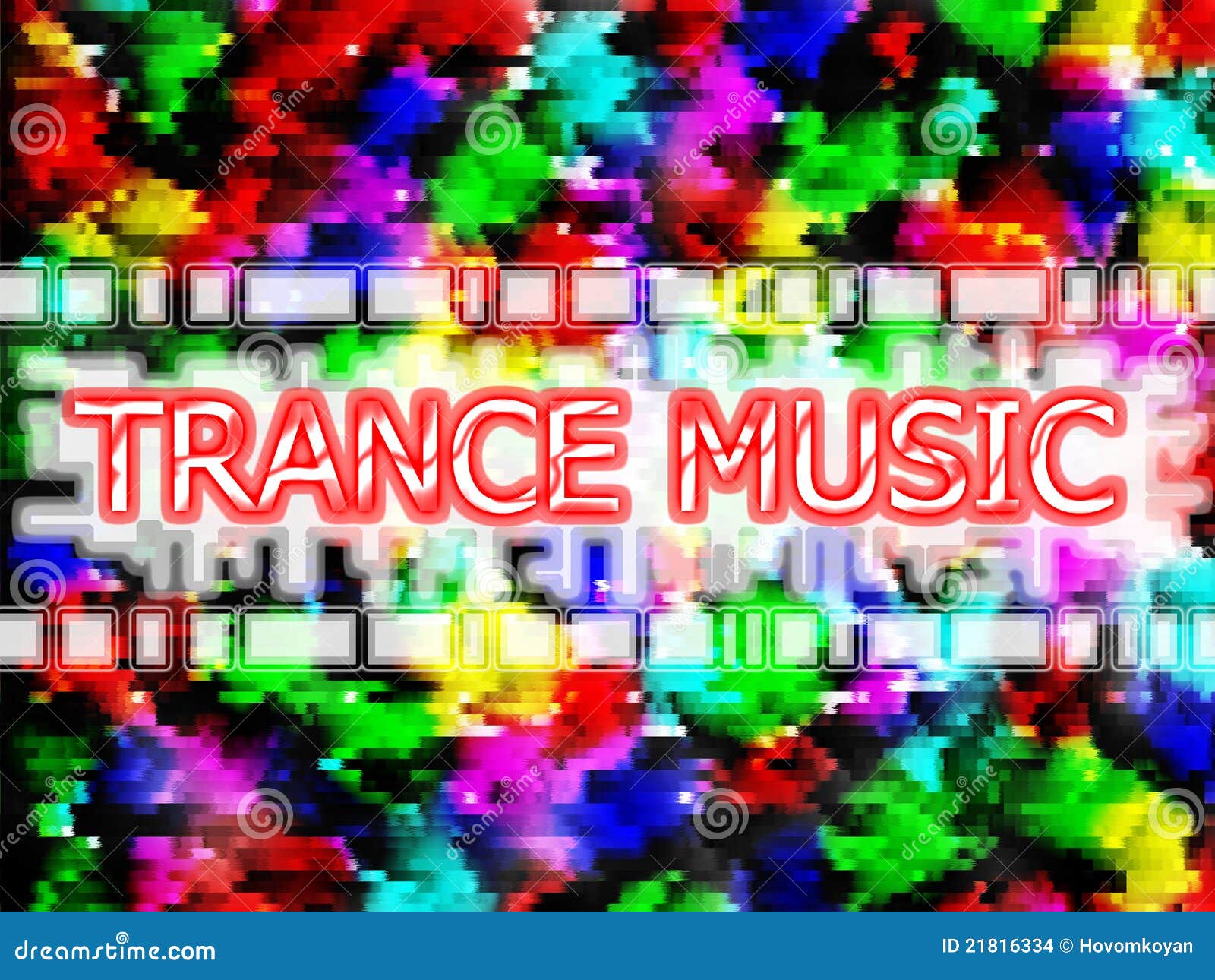 Trance music stock illustration. Illustration of textures - 21816334