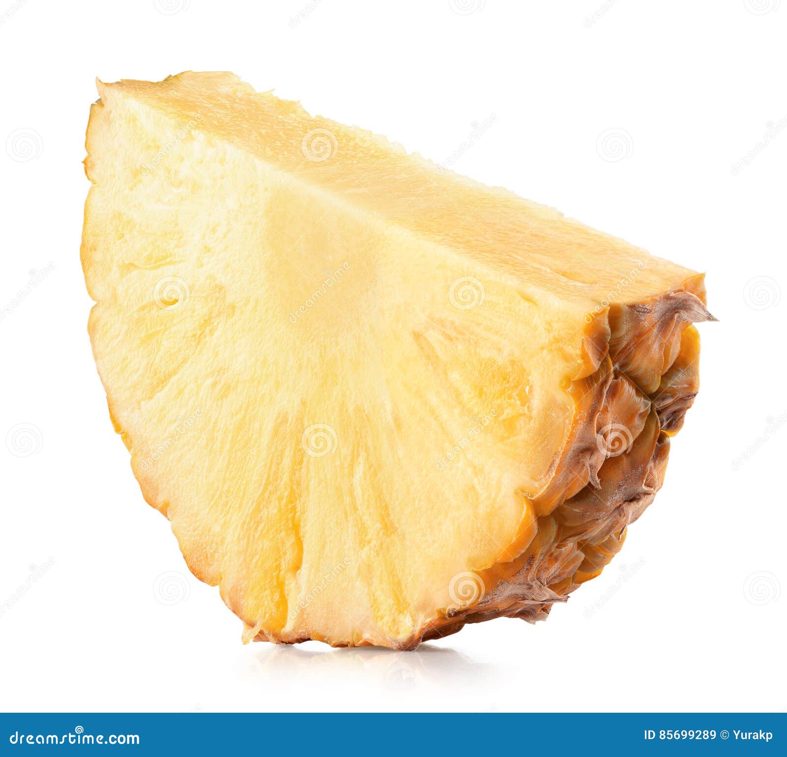 Tranche D'ananas Sur Le Fond Blanc Image stock - Image du savoureux ...