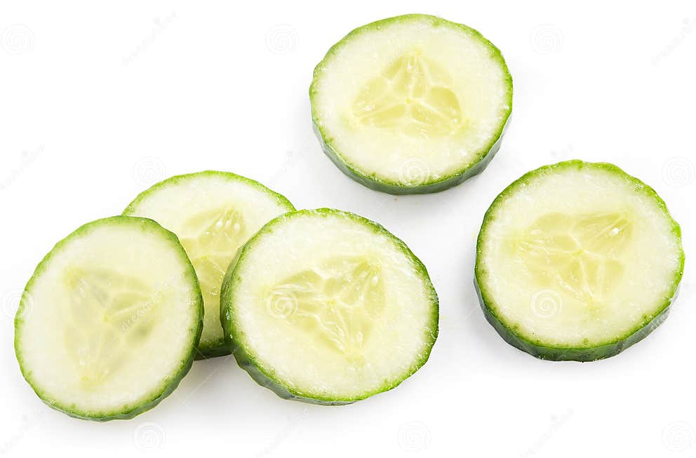 Tranche de concombre photo stock. Image du sain, découpage - 88975084