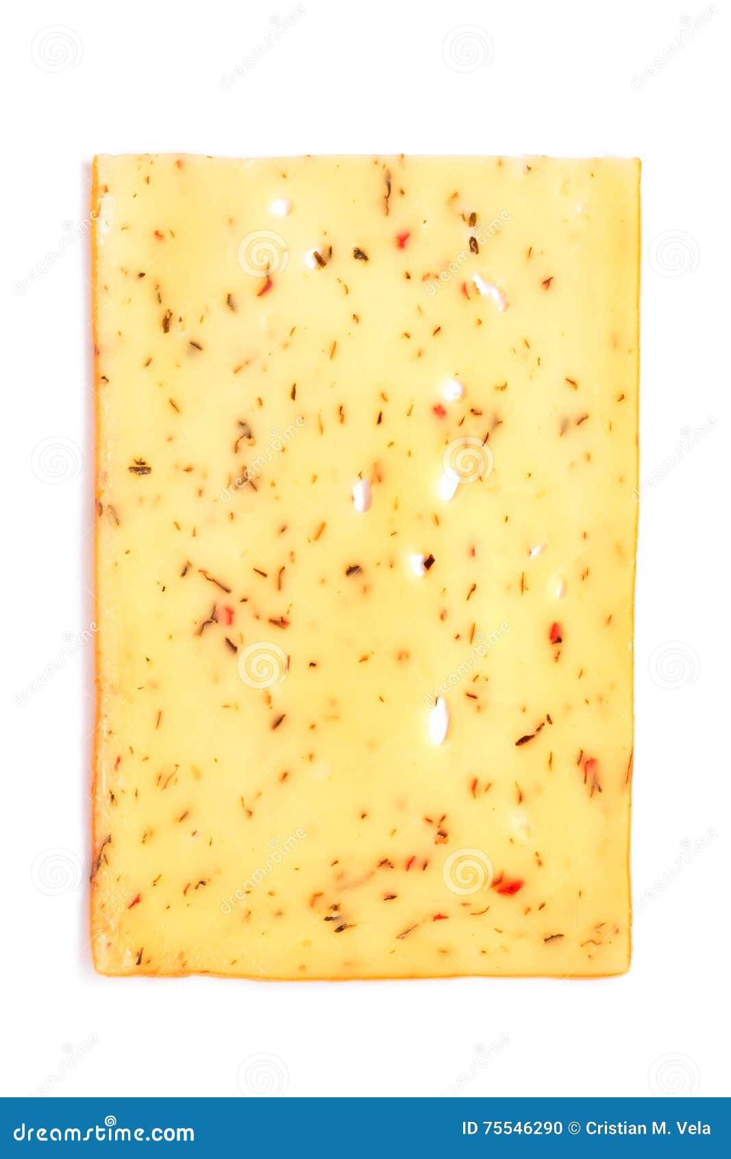 Tranche de fromage photo stock. Image du jaune, sandwich - 75546290