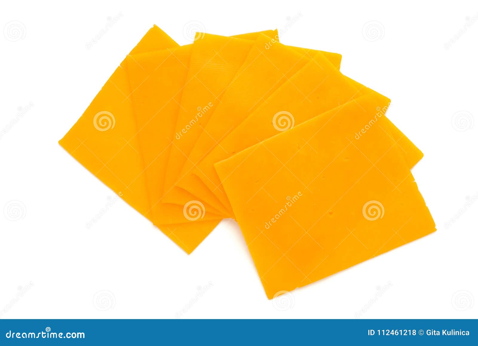 Tranche De Fromage De Cheddar D'isolement Sur Le Fond Blanc Photo stock ...
