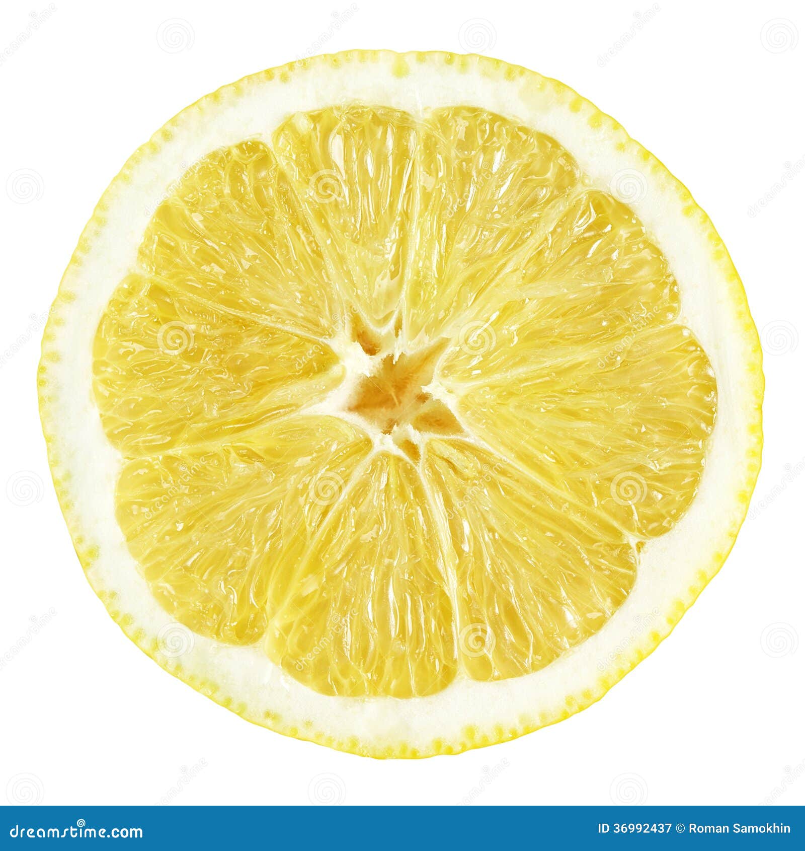 Tranche de fruit de citron image stock. Image du lumineux - 36992437