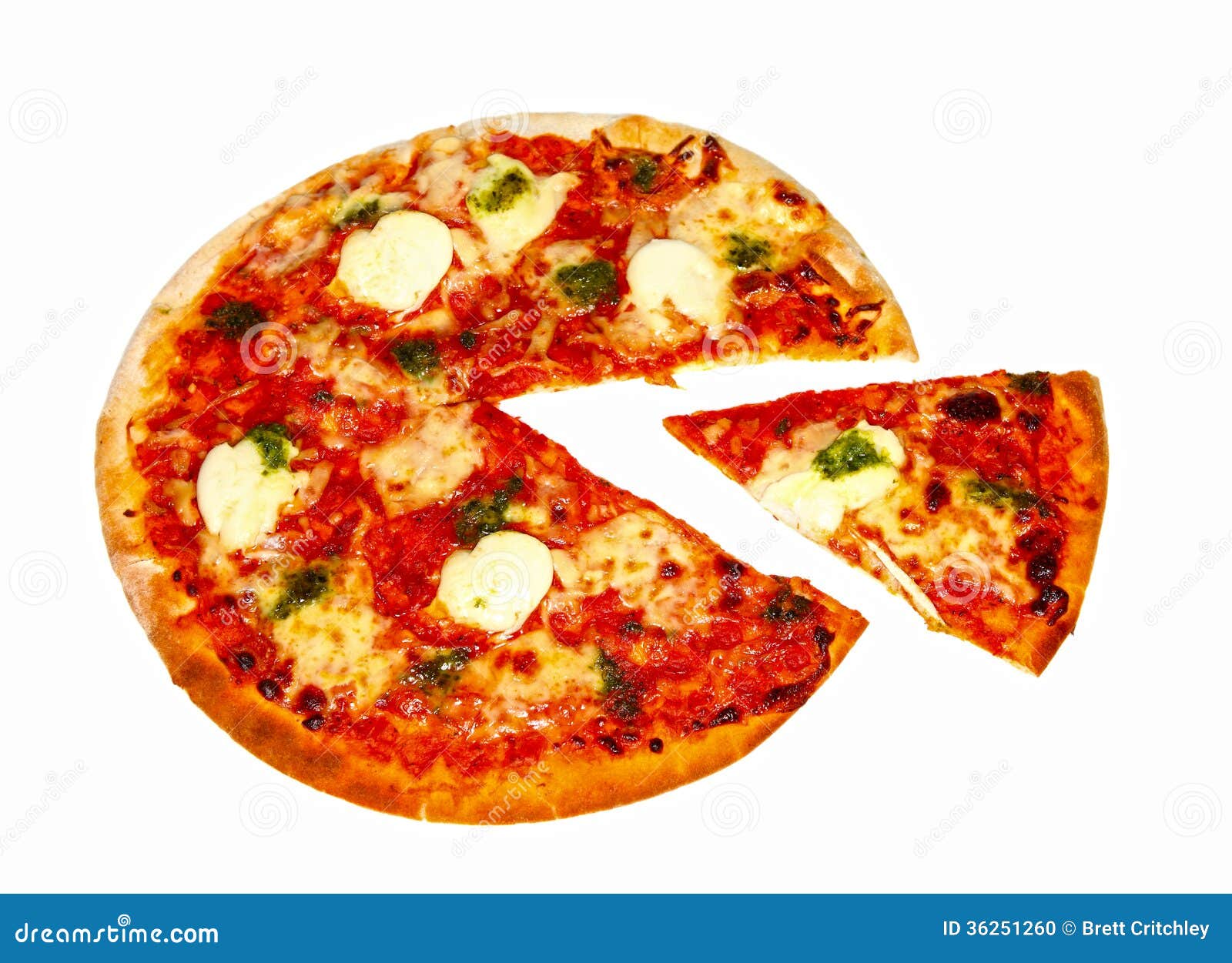 Tranche de pizza photo stock. Image du tomate, base, nourriture - 36251260