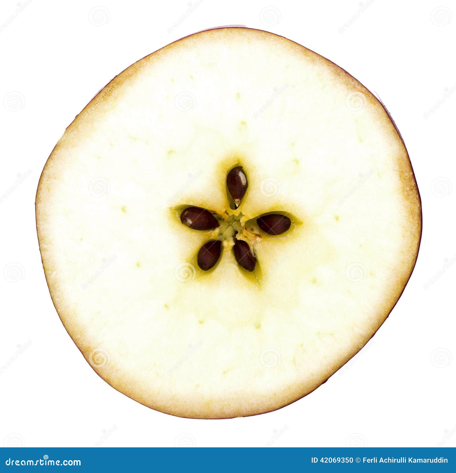 Tranche Rouge De Fruit De Pomme Photo stock - Image du fermer, frais ...