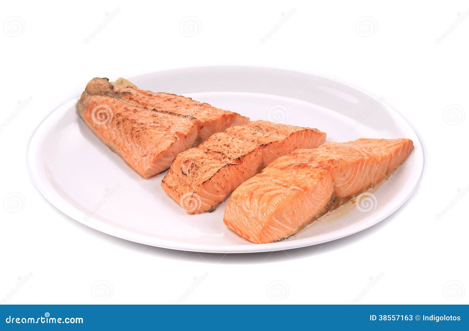 Tranches De Filet De Poissons Rouge De Plat. Image stock - Image du ...