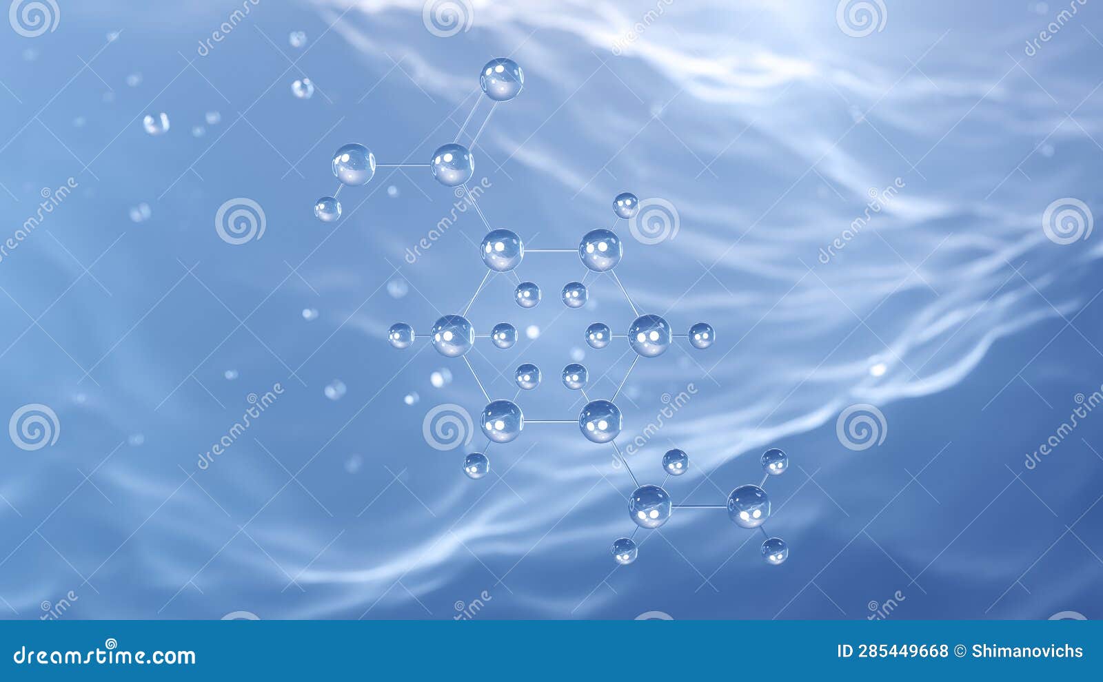 Tranexamic Acid Molecular Structure, 3d Model Molecule ...