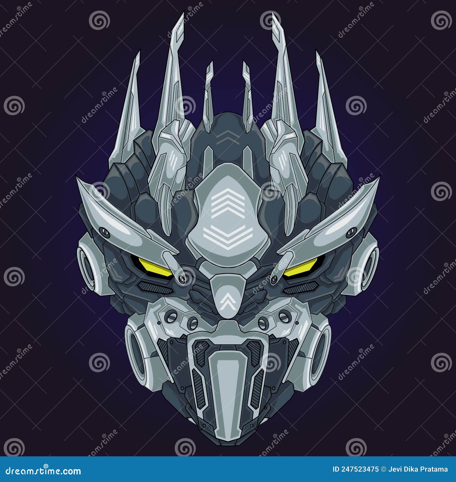 Tranformer Head Illustration Stock Illustration - Illustration of ...