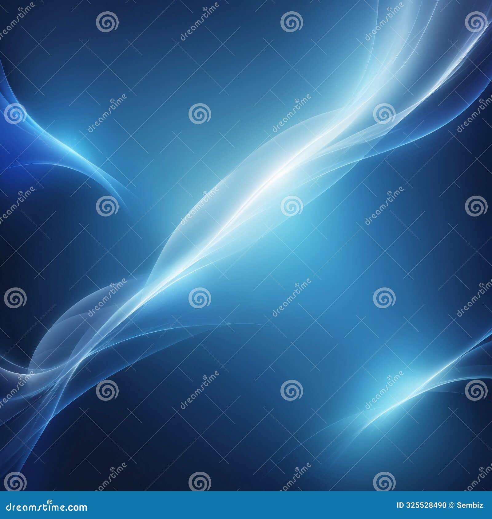 Tranquil Blue Background with Interwoven Wave Gradients Stock ...