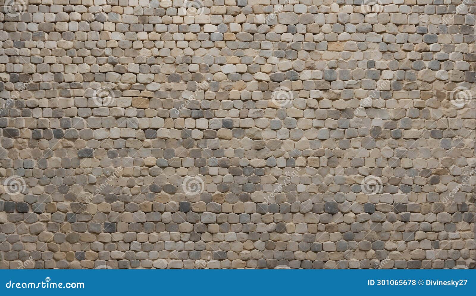 Tranquil Cobbles: Limestone Surface with Pebble Texture. AI Generate ...