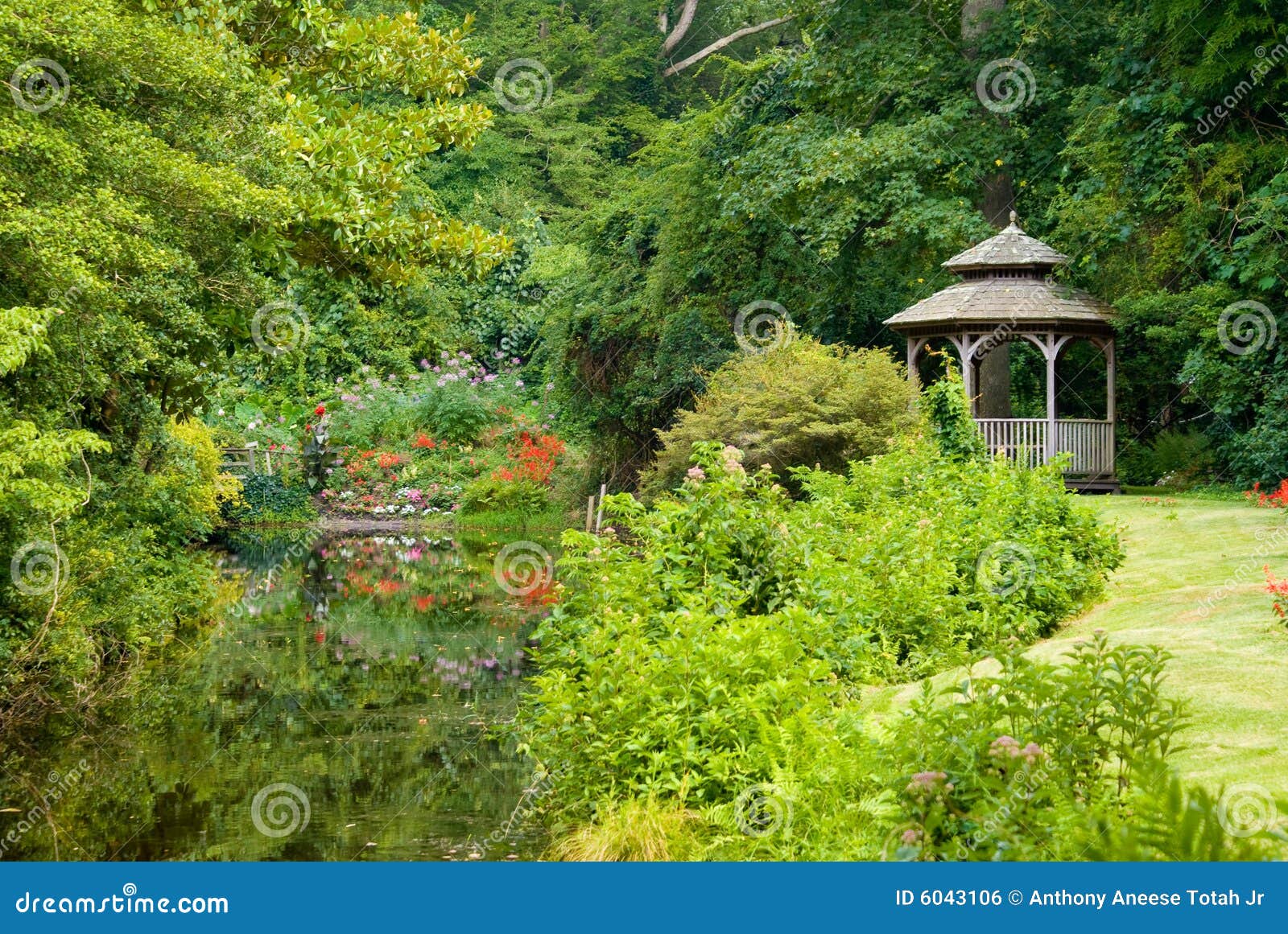 Tranquil Garden stock photo. Image of water, relaxing - 6043106