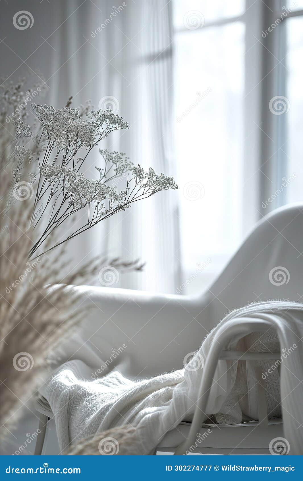 Tranquil Home Corner with Soft Textures and Light.- AI Generated Stock ...