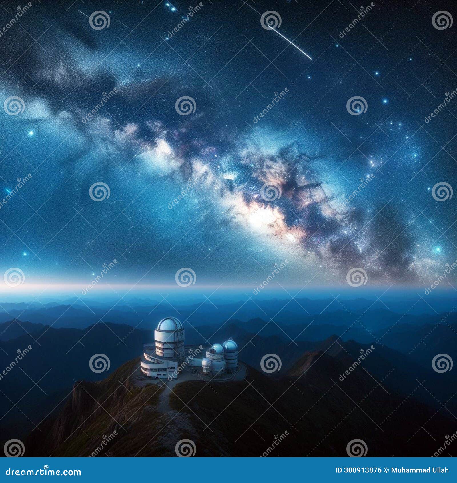 Tranquil Image Capturing the Night Sky in Clear Weather Conditions. a ...