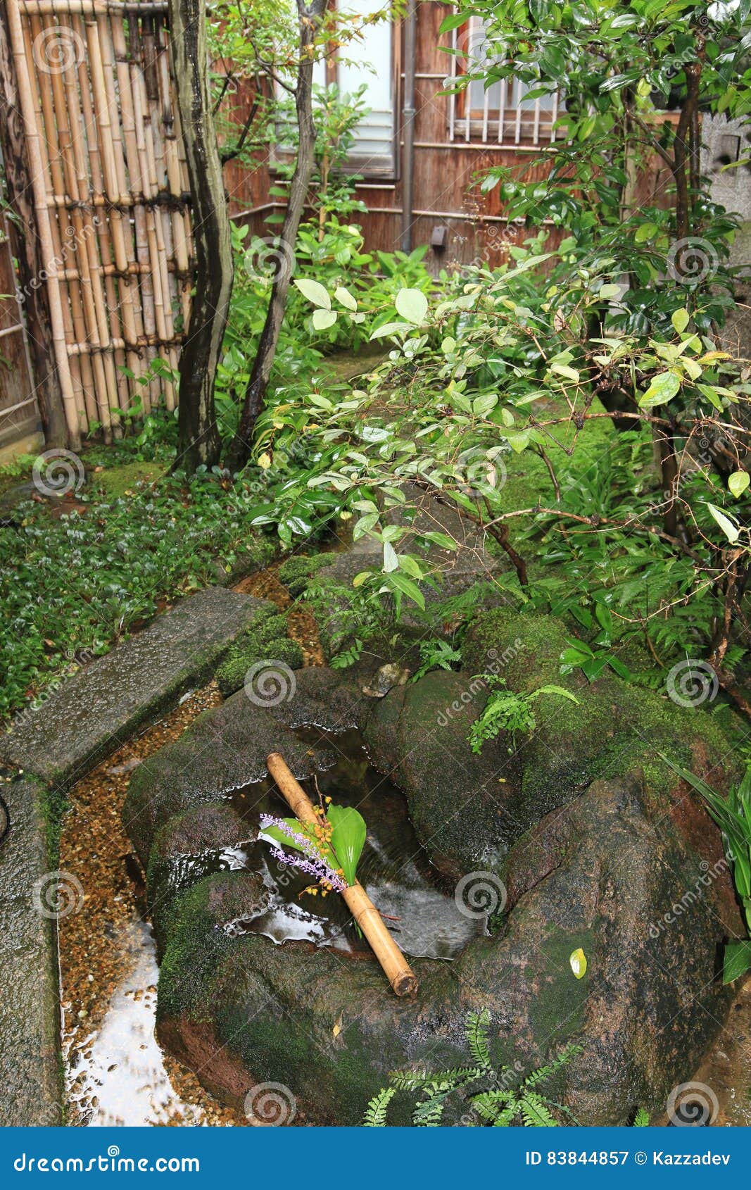 Tranquil Japanese Garden stock image. Image of plants - 83844857