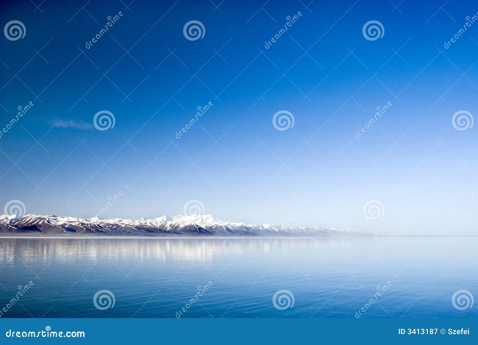 Tranquil lake stock image. Image of coast, idyllic, beautiful - 3413187