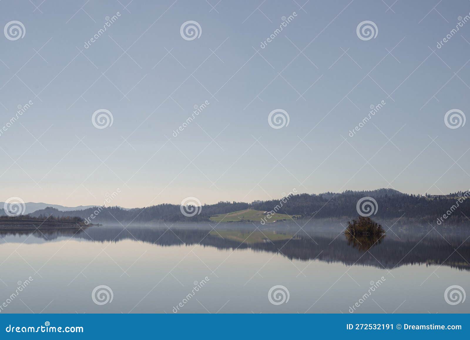 Tranquil Lake Surrounded by Trees in a Remote Location Stock Image ...